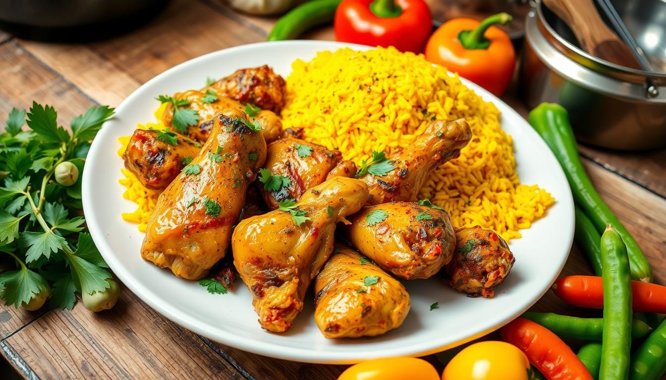 Flavorful chicken and yellow rice recipe - 1 Classic Recipe